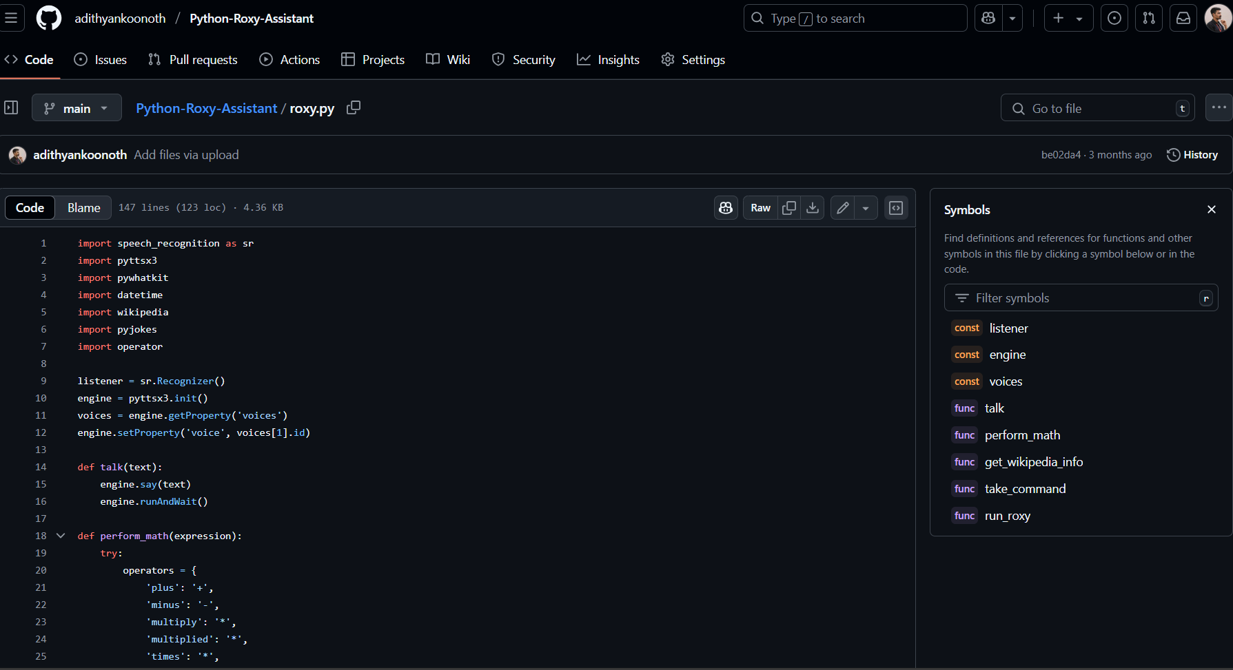 Adithyan's Portfolio